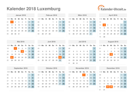 Luxemburg Feiertage 2023