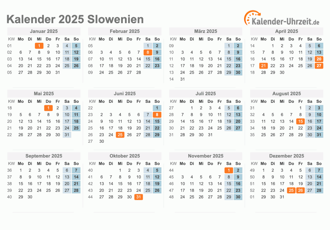 Verwunderlich Slowenien Feiertage 2023 Ebenbild